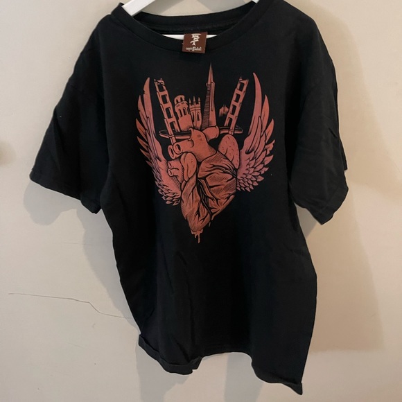 Shirts | Upper Playground Left My Heart In Sf Shirt Artist Jeremy Fish ...